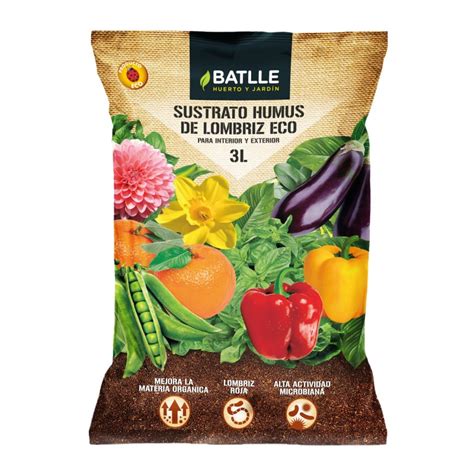 Sustrato Humus De Lombriz Eco 3L