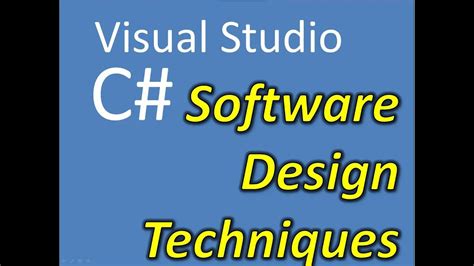 C Visual Studio Software Design Techniques Part 1