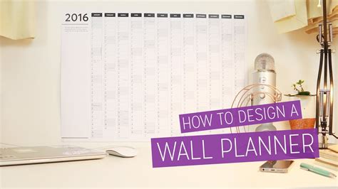 Diy 2016 Wall Planner Design Tutorial Charlimarietv Youtube