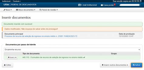 Tutorial Para Processo De Recurso De Seleção De Ingresso No Ensino