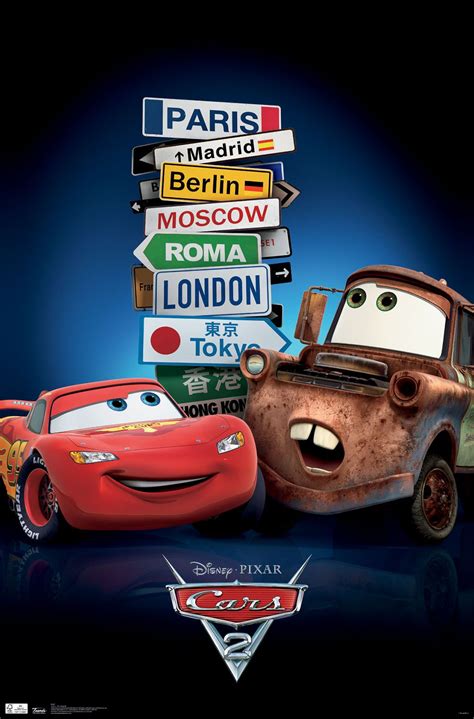 Exciting International Adventure With Lightning Mcqueen Cars 2 Movie