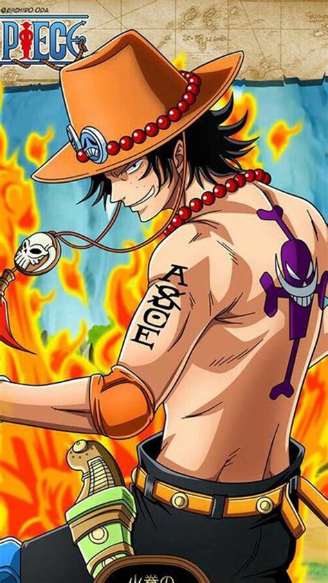 Hình Nền Ace Hỏa Quyền Đẹp Ngầu Bá Cháy Trong One Piece