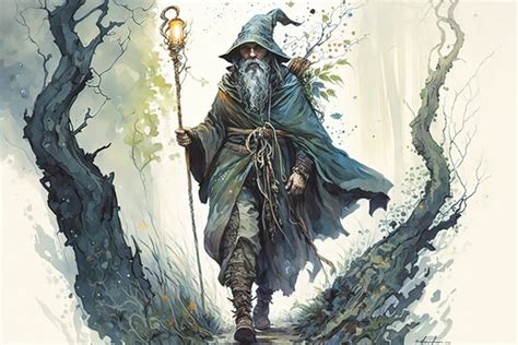 Merlin The Wizard Drawing