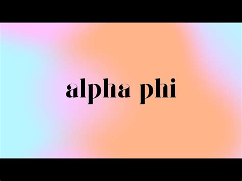 Cute Alpha Phi Logo Alpha Phi Alpha News Videos And More Bet