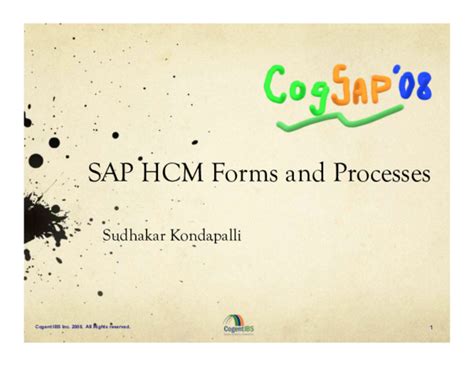 Pdf Sap Hcm Forms And Processes