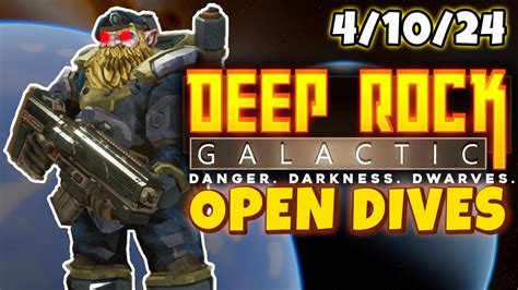 Dwarves Assemble For The Mines Are Calling Deep Rock Galactic Youtube