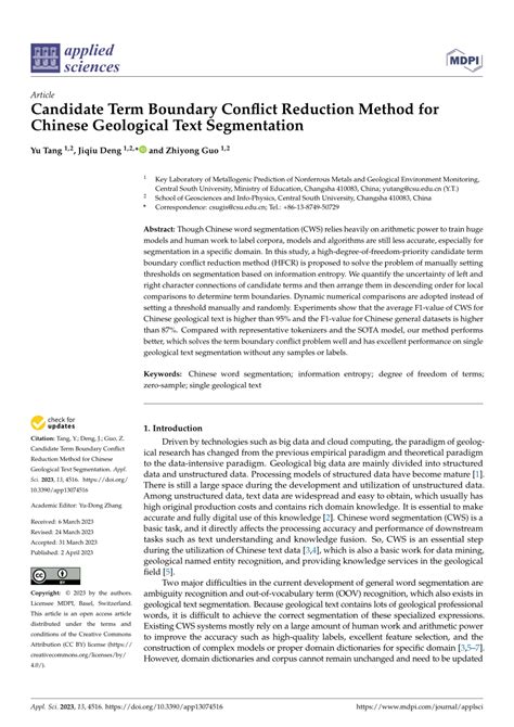 Pdf Candidate Term Boundary Conflict Reduction Method For Chinese