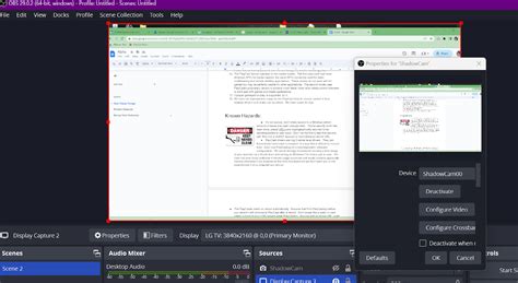Guide Obs Integration