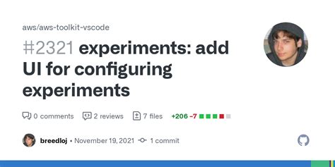 Experiments Add Ui For Configuring Experiments By Breedloj · Pull