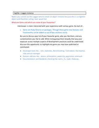 Ruby Interview Questions PDF
