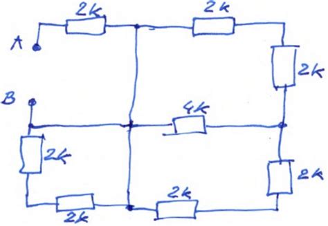 Solved Determine The Total Resistance Rab In The Circuit