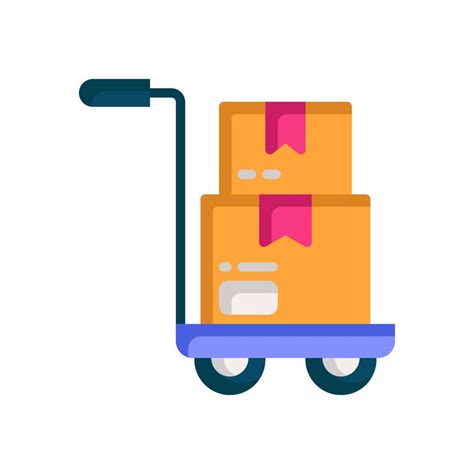 Trolley Cart Icon For Your Website Mobile Presentation And Logo