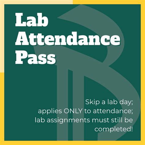 Lab Attendance Pass Bit Pocket