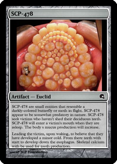 Scp 478 Magic Card The Tooth Fairy By Tuneison On Deviantart