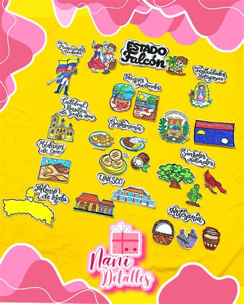 Lapbook Estado Falcón Venezuela Pancarta Estado Falcón Venezuela En