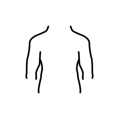 Illustration Of Human Body Outline Design 46985011 Vector Art At Vecteezy