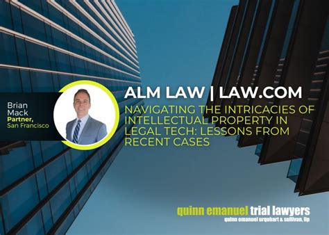 Quinn Emanuel On Linkedin Quinn Emanuel Partner Brian Mack Who Is Based In Our San Francisco…