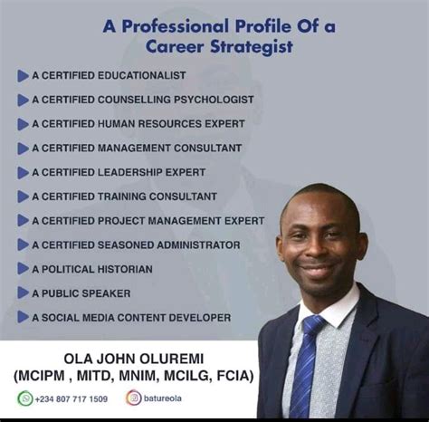 Ola John Oluremi Mcipm Hrpl Mnim Cpmfcilg Fitdfcia On Linkedin