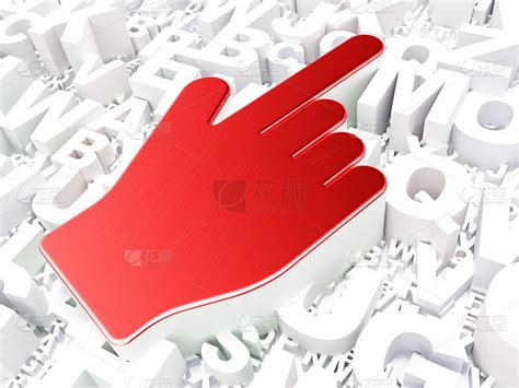 网页设计理念鼠标光标放在字母背景上