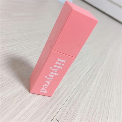 릴리바이레드 앙큼 라이어 코팅 틴트 01 수줍은복숭아인척 파워리뷰 By 하현우쌤 언니의파우치