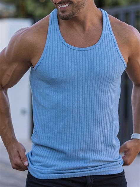 Homme Débardeur Maillot De Corps Chemise De Batteur De Femme Plein Ras