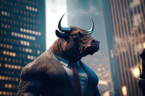 Wall Street Bull Background
