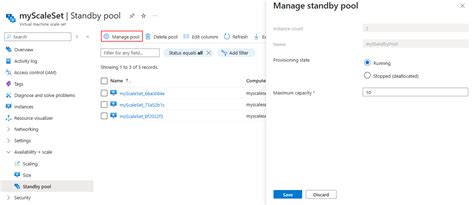 删除或更新虚拟机规模集的备用池 Azure Virtual Machine Scale Sets Microsoft Learn
