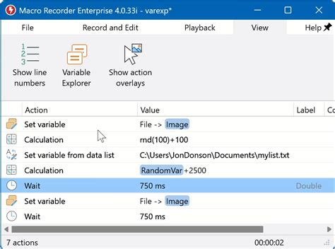 Macro Recorder Debugging Tools