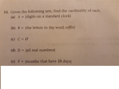 Solved SECTION Exercises Use Set Notation To List The Chegg
