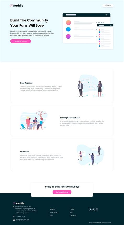 Frontend Mentor Huddle Feature Coding Challenge Solution