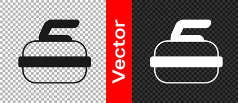 투명 한 배경에 고립 된 컬링 스포츠 게임 아이콘에 대 한 블랙 스톤 스포츠 장비 벡터 Championship에 대한 스톡 벡터 아트 및 기타 이미지