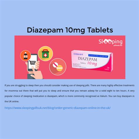 Diazepam 10mg Tablets