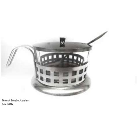 Kw0012 Armor Jar Glass And Stainless Seasoning Jar Shopee Philippines