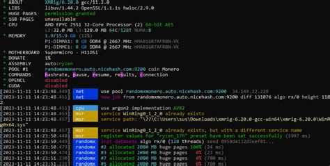 how to set up the json config file to get max possible hashrate r