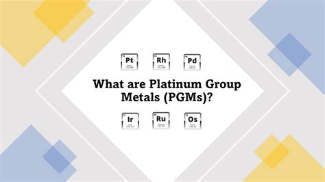 What Are Platinum Group Metals Pgms