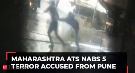 Maharashtra Ats Nabs 5 Terror Accused From Pune Chase Caught On Cam