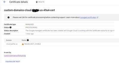 Error Ssl Provisioning Failed Not Visible In Cloud Run Gcp General