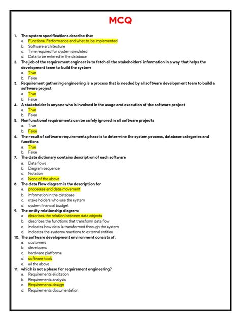 Software Requirement Pdf System Systems Science