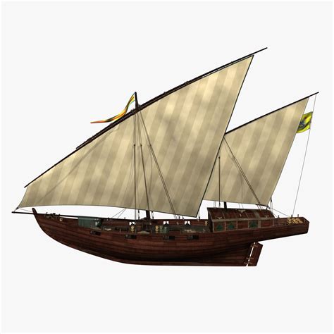 Dhow 3d Model 50 C4d Obj Free3d