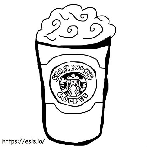 Coloriage De Tasse Starbucks Dessin De Thé Et De Tasse à Thé