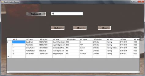 Fees Management System Project In C Net With Source Code And Report
