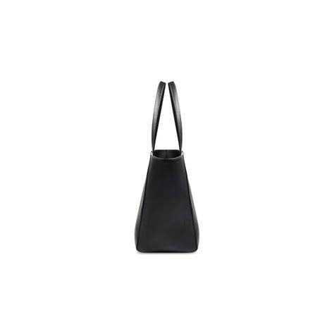 Mens Everyday East West Tote Bag In Black Balenciaga Us
