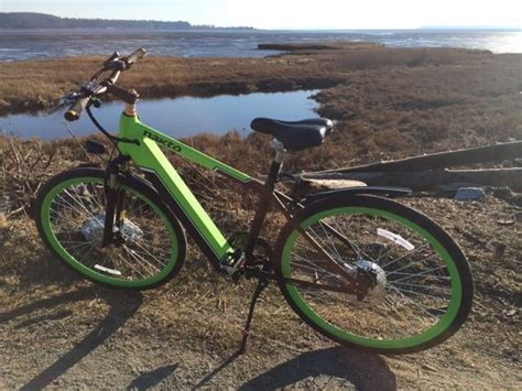 Natko High Speed City Touring E Bike 29 Wheel 3 Modes Pedal Assist And Throttle Green Able