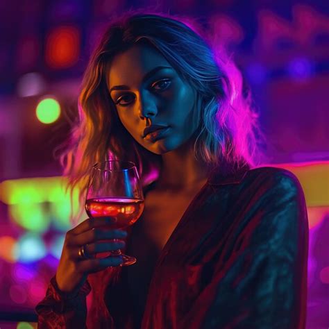 Premium Photo Young Friendly People Toasting In The Nightclub