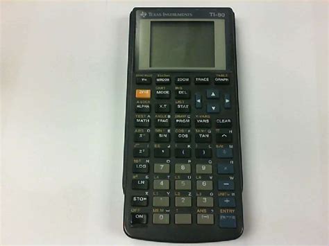 Calculatrice Graphique De Marque Texas Instruments Ti 80 Instant