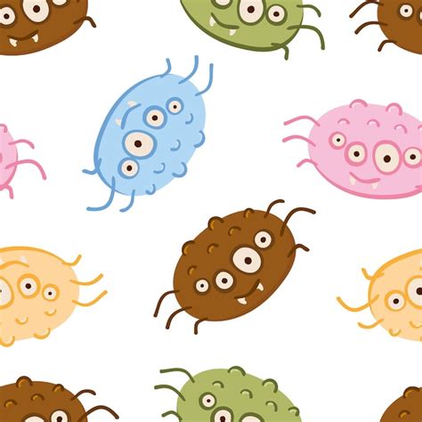 Premium Vector Cute Funny Spider Vector Seamless Pattern Halloween