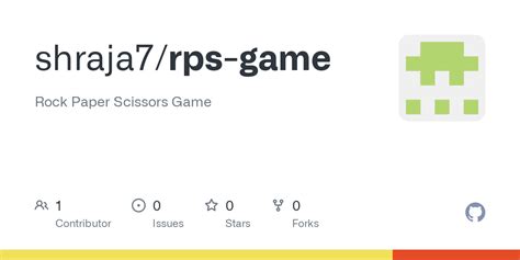 GitHub Shraja7 Rps Game Rock Paper Scissors Game