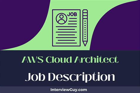 Aws Cloud Architect Job Description [updated For 2025]