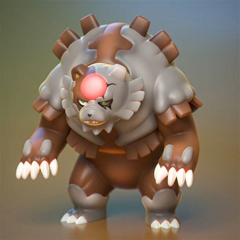 Fichier Stl Lune De Sang Ursaluna 👾・idée Pour Impression 3d à