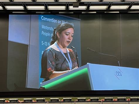 สผ เข้าร่วมการประชุมสมัชชาภาคีอนุสัญญาว่าด้วยพื้นที่ชุ่มน้ำ สมัยที่ 14